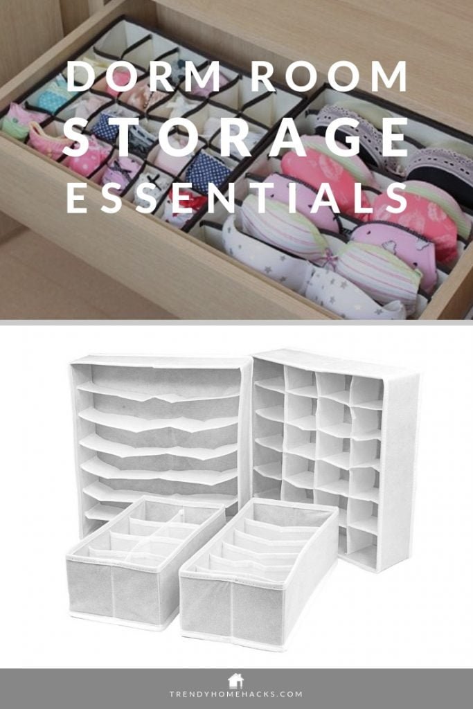Best Dorm Room Storage Essentials