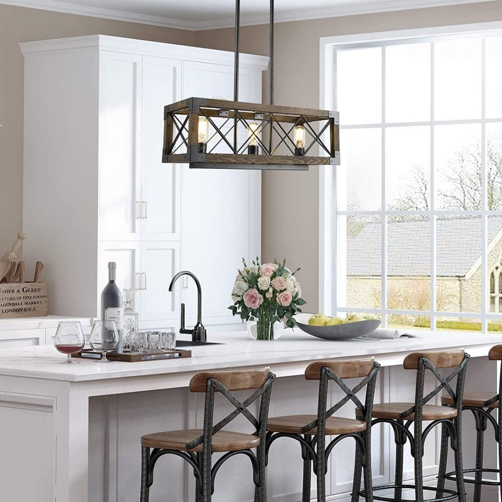 Best Farmhouse Light Fixture Ideas For The Dining Table