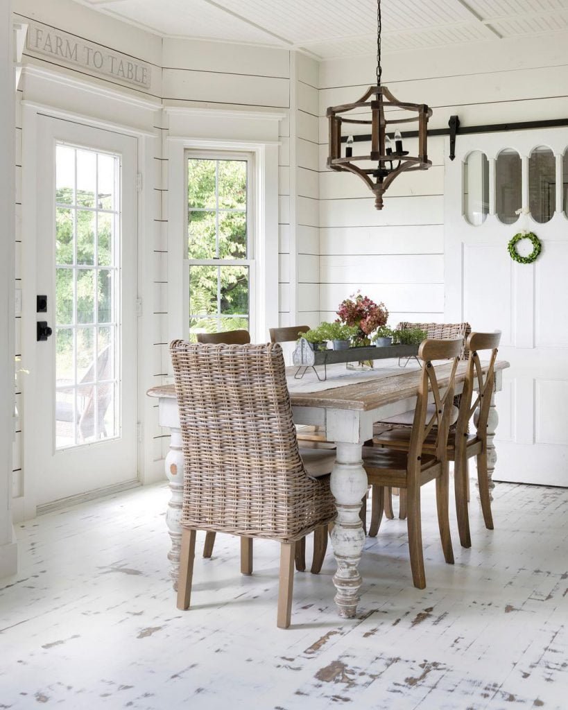 How To Get Your Dining Room To Look Farmhouse-Chic