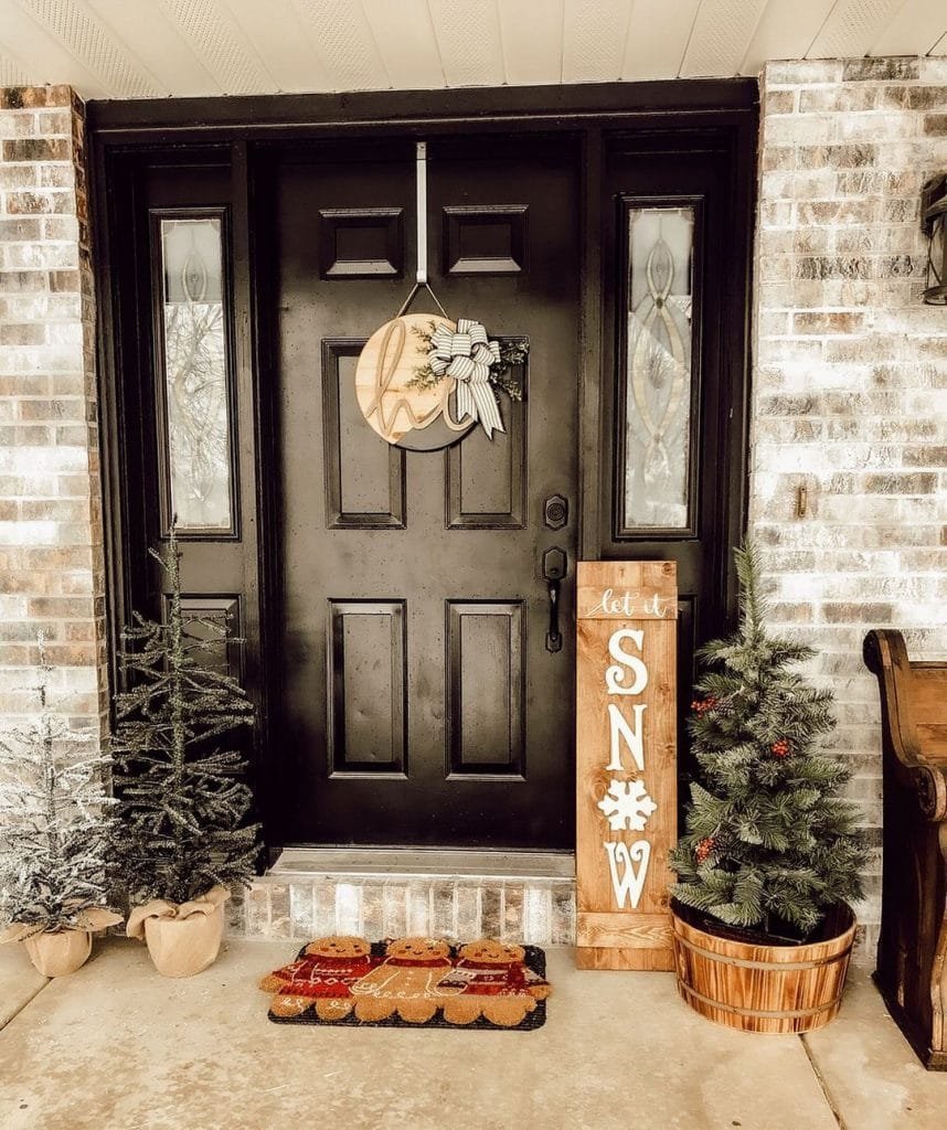 Front Porch Decor For Crisp And Dazzling Winter Days