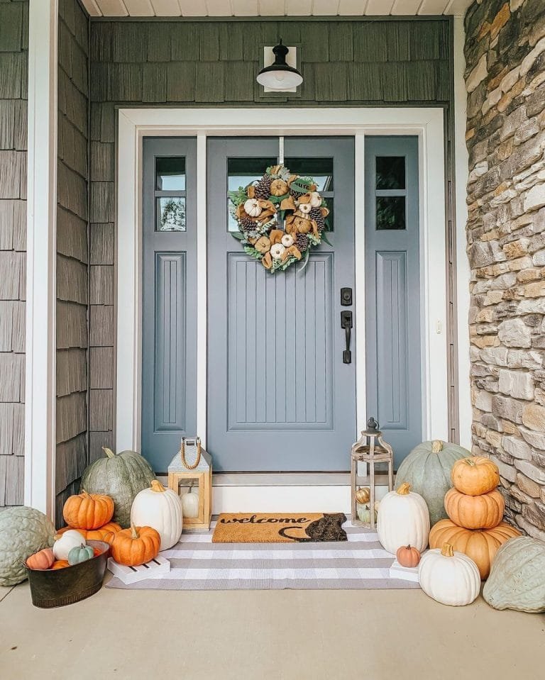 Front Porch Ideas For A Cool & Colorful Fall Decor