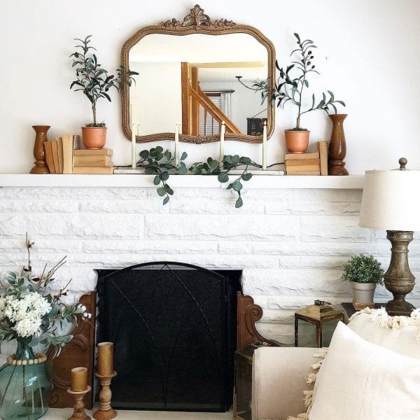 10 Creative Ways To Style Your Mantel For Spring