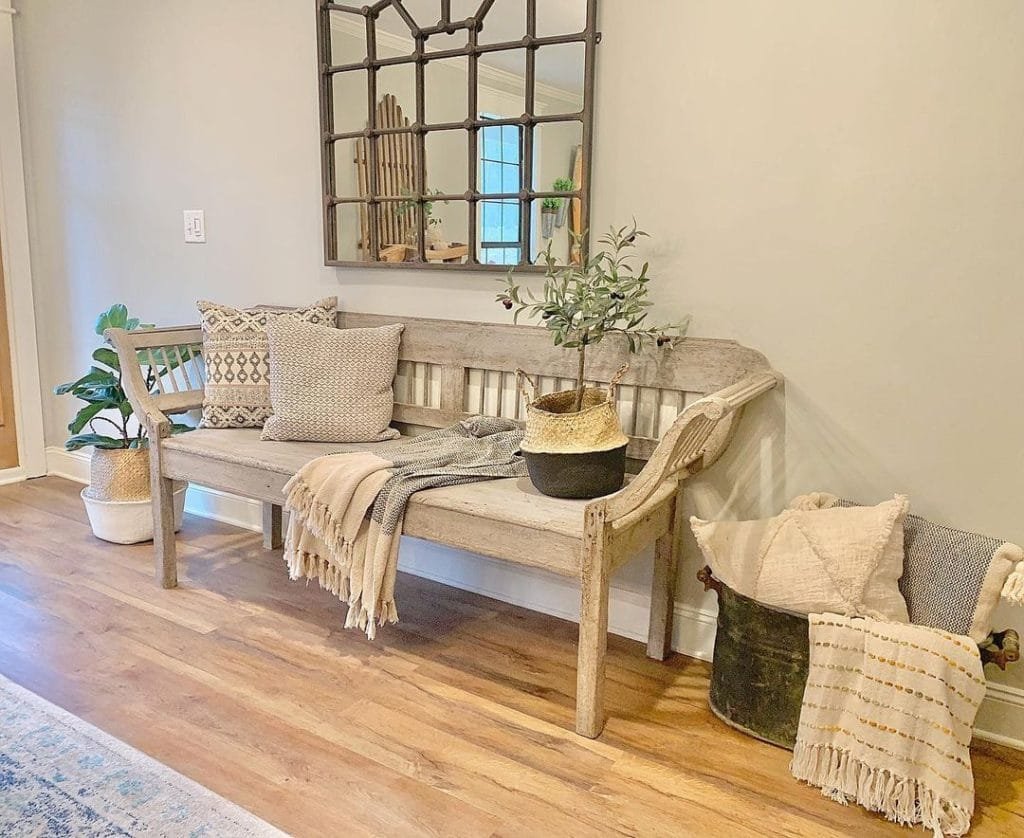 10 Ways To Make Your Entryway Bench Look More Inviting
