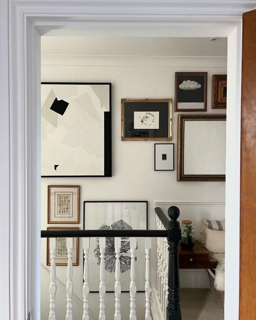 The Art Of Creating A Gallery Wall With Vintage Frames And Art