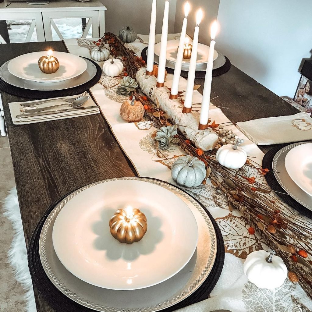 4 Fall Creative Table Decor Ideas Using Branches And Leaves