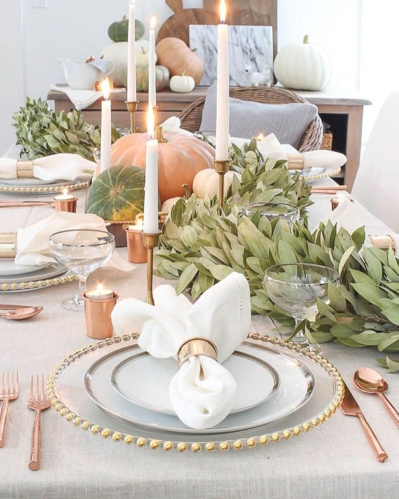 Want A Cozy Thanksgiving Inspired By Candles And String Lights